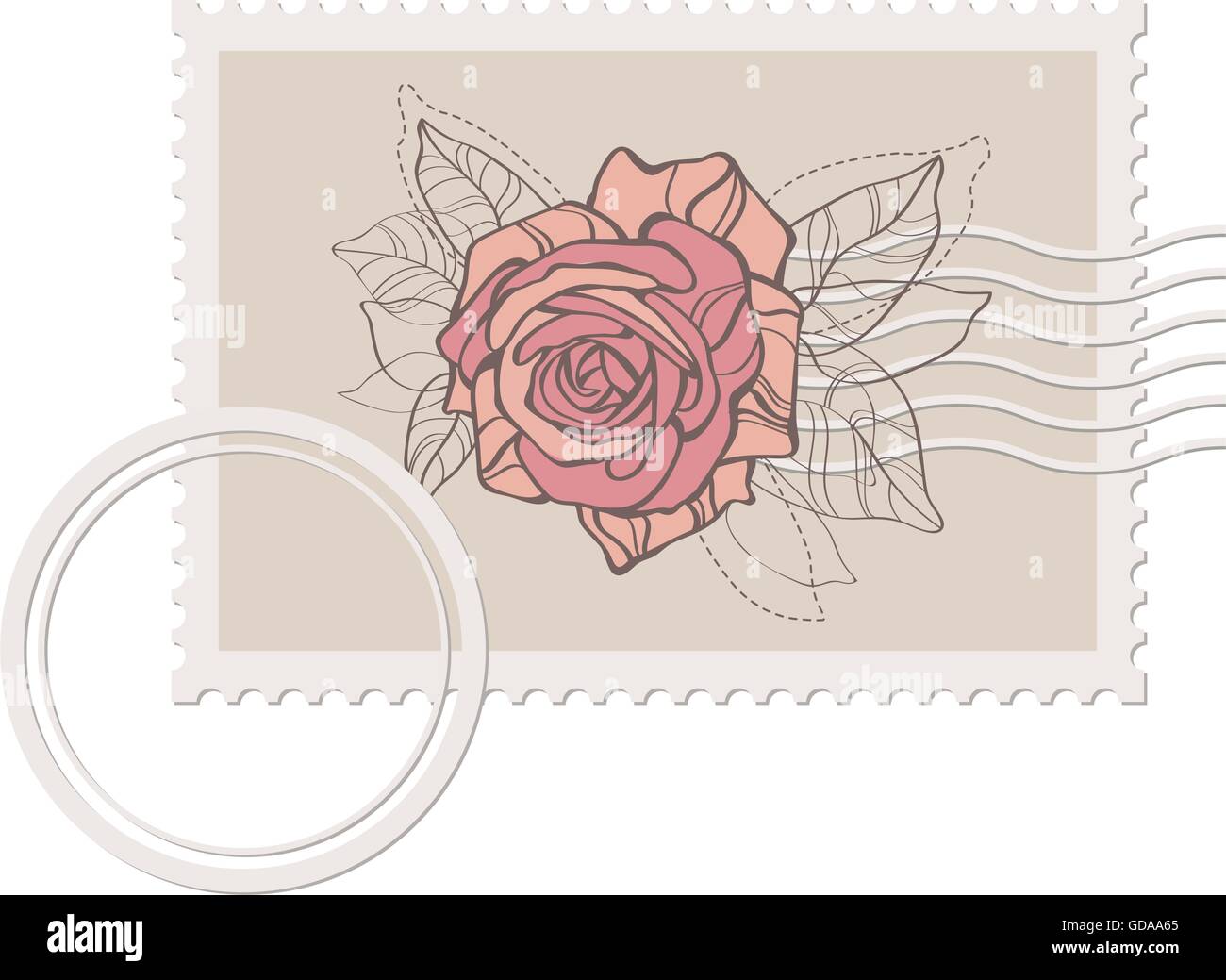 Postcard stamp hi-res stock photography and images - Alamy