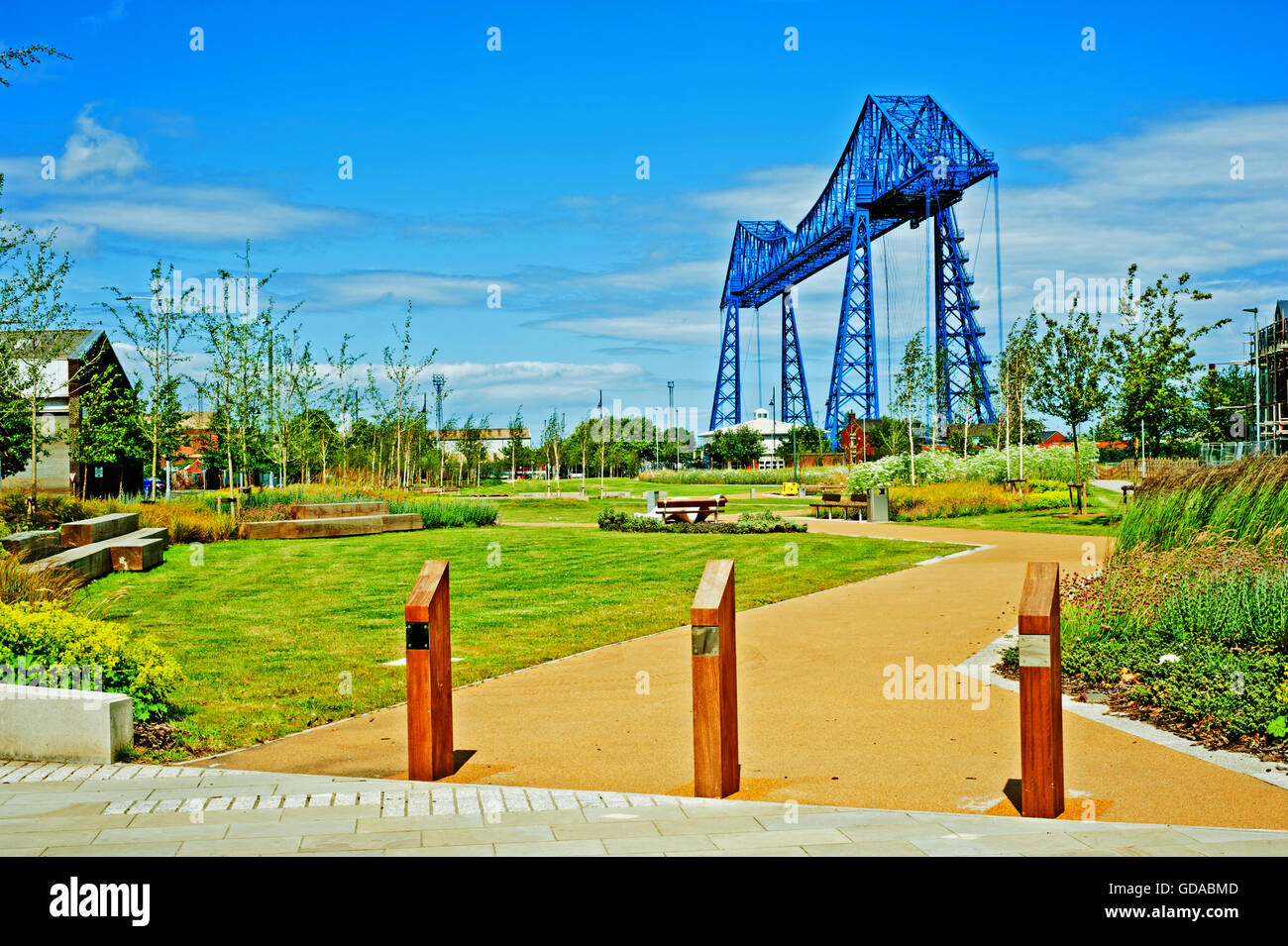 Transporter Bridge, Middlesbrough, Cleveland Stock Photo - Alamy