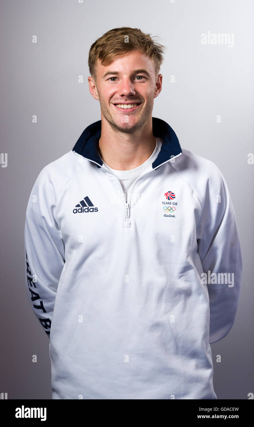 Sebastian Rodger during the Team GB Kitting Out session at the NEC ...