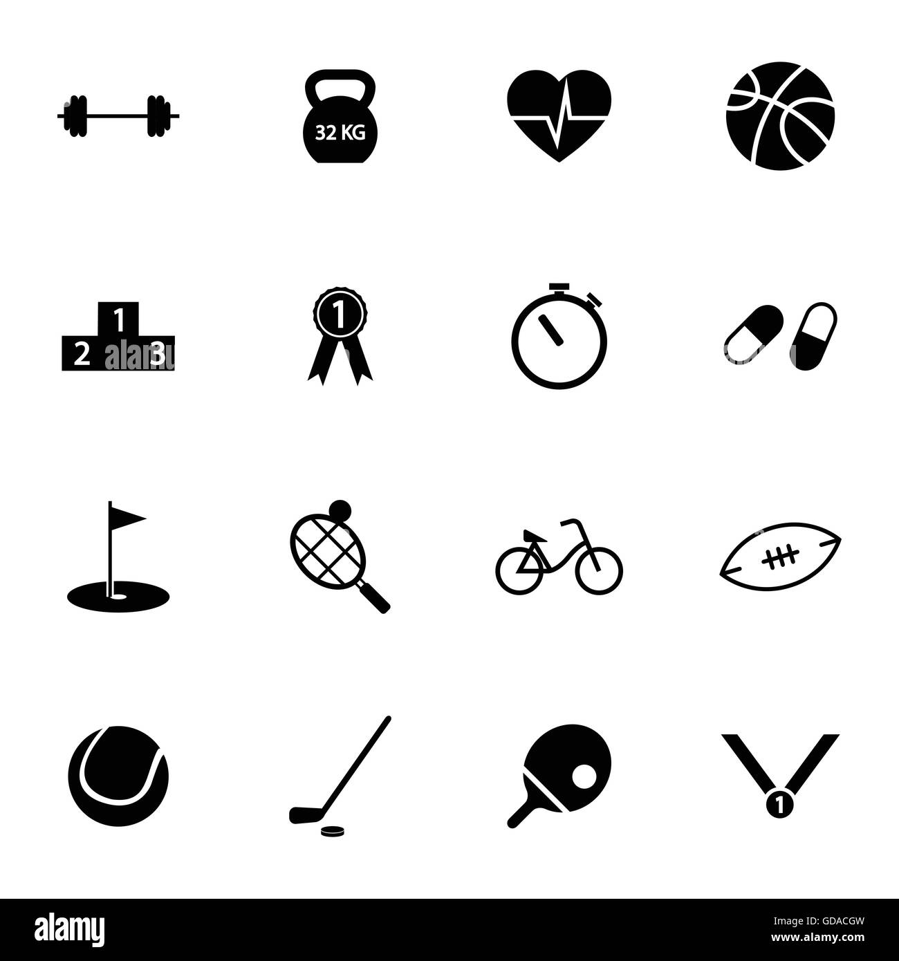 Volleyball medal ball vector graphic Cut Out Stock Images & Pictures ...