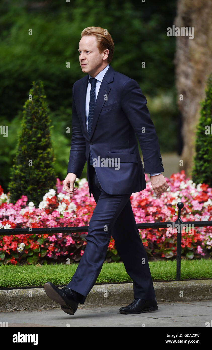 Ben Gummer arrives in Downing Street, London, as Prime Minister Theresa ...