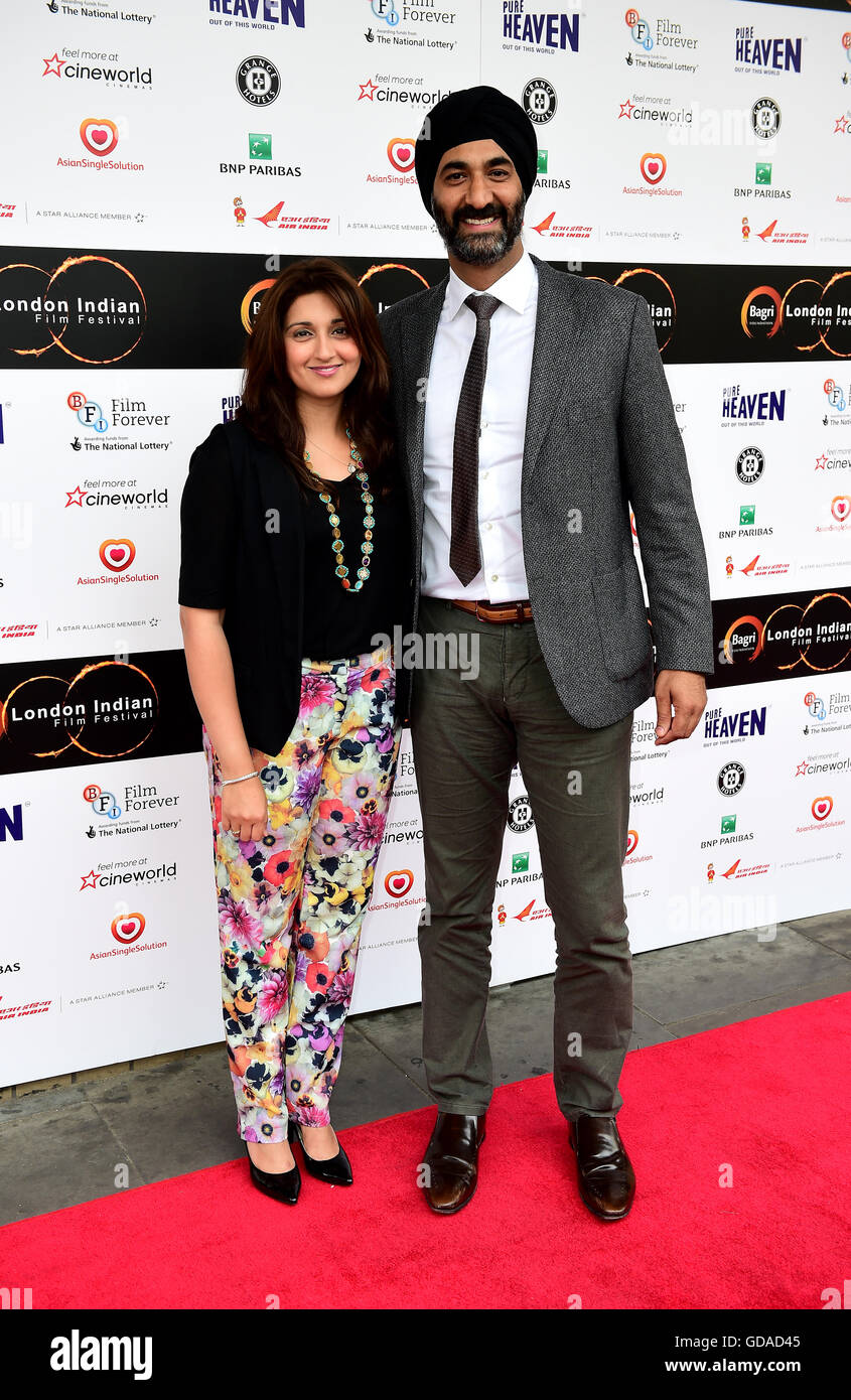 Reena Ranger & Harmeet Ahuja attending a screening of 'Parched' at the ...