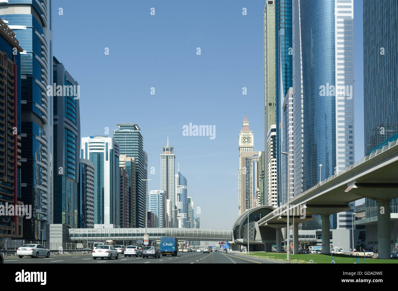 United Arab Emirates, Dubai, highway Stock Photo - Alamy
