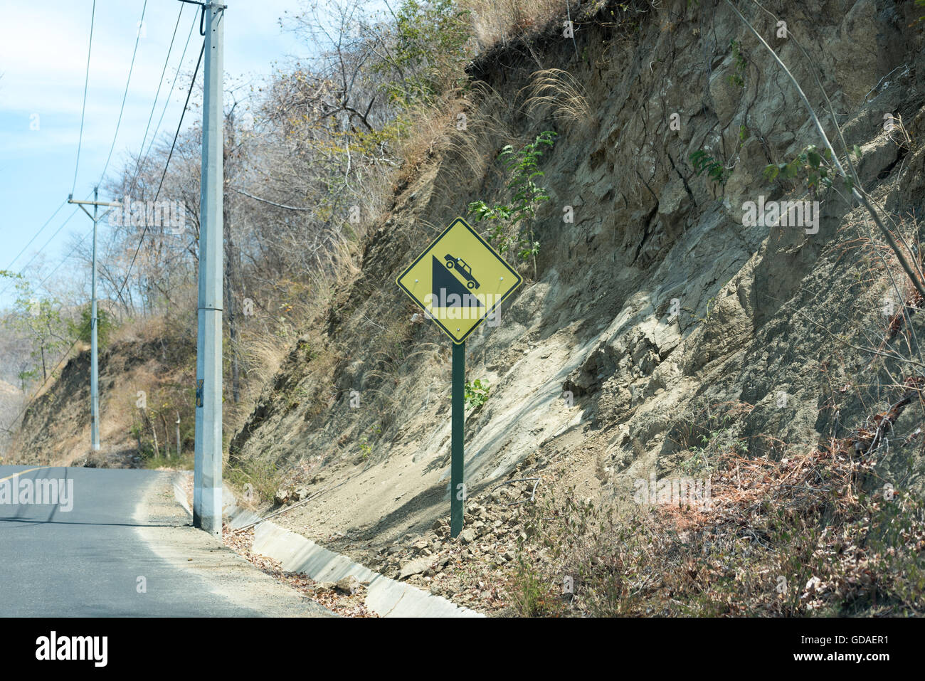 Car steep embankment hi-res stock photography and images - Alamy