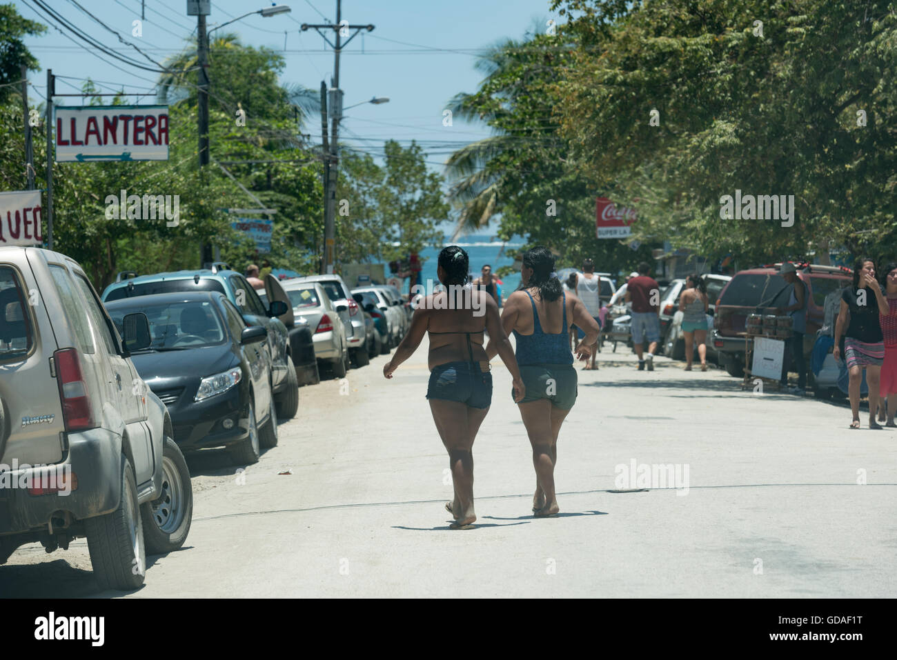 Costa Rica, Guanacaste, Sámara, street scene in Samara Stock Photo - Alamy