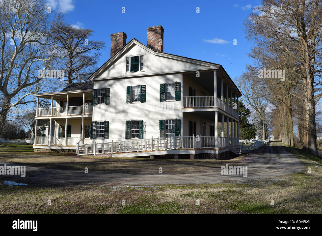 The Owners Home at Somerset Place Plantation located in North Carolina ...