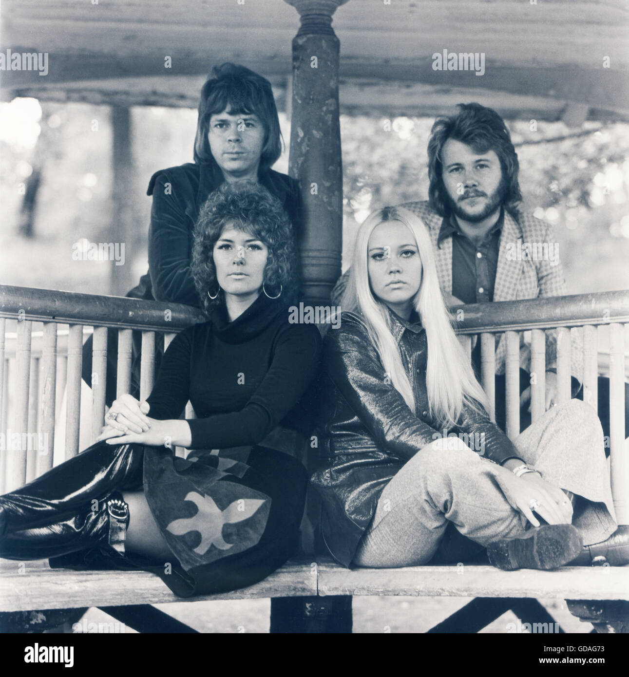 ABBA as festfolket before they change name to ABBA and have their ...