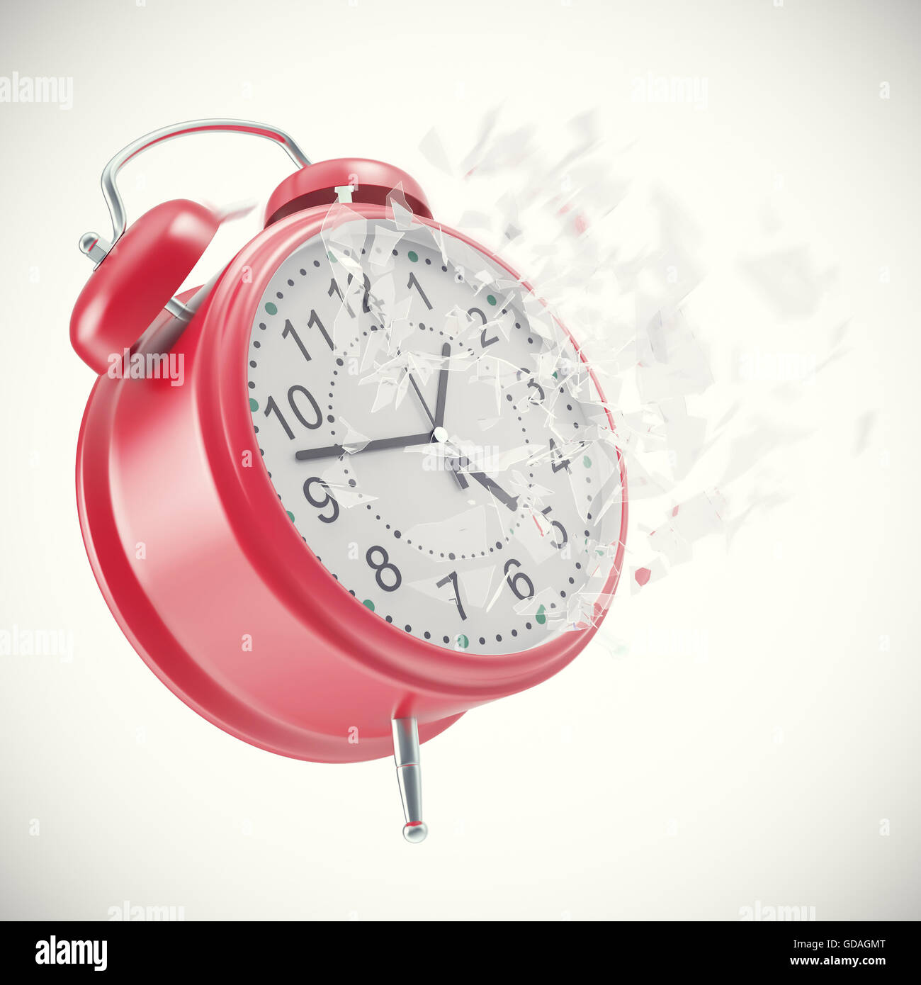 Shattered clock hi-res stock photography and images - Alamy