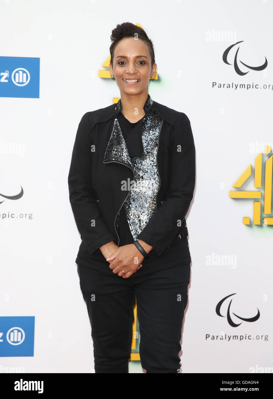 Adele Roberts poses during the Channel 4 Red Carpet Paralympic Launch ...