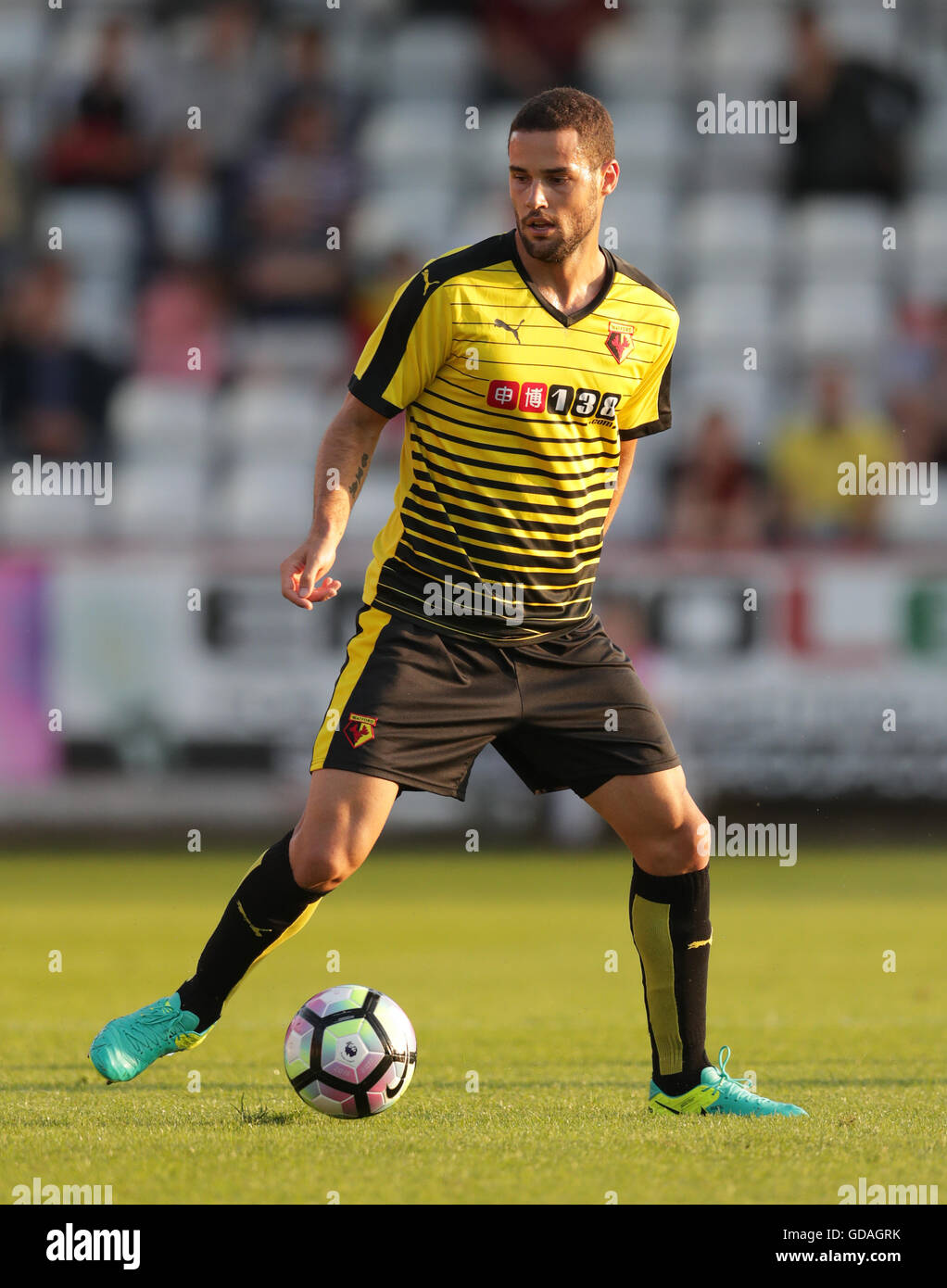 Watford's Mario Suarez during a pre-season friendly at the Lamex ...