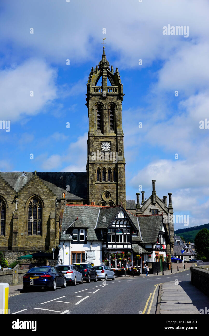 Peebles parish church hi-res stock photography and images - Alamy