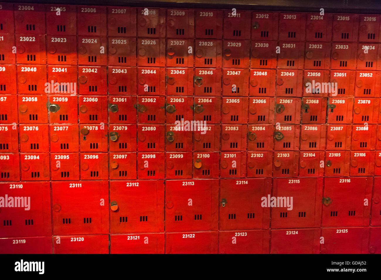 Old boxes hi-res stock photography and images - Alamy