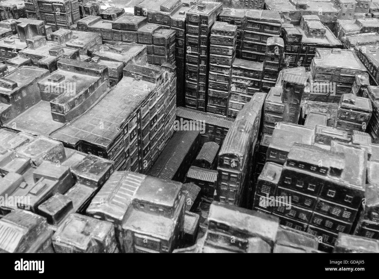 Model of city Black and White Stock Photos & Images - Alamy