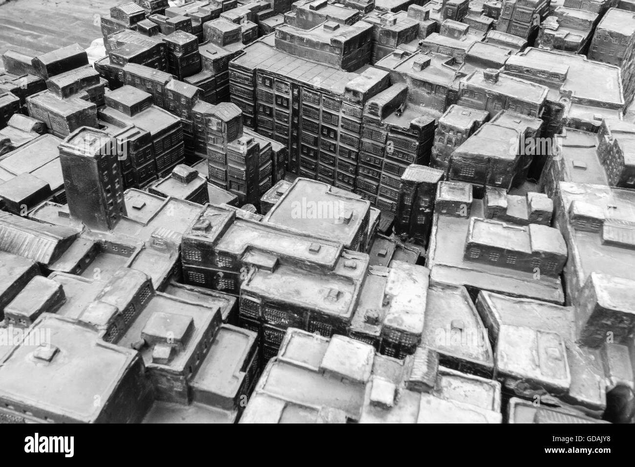 Model of city Black and White Stock Photos & Images - Alamy