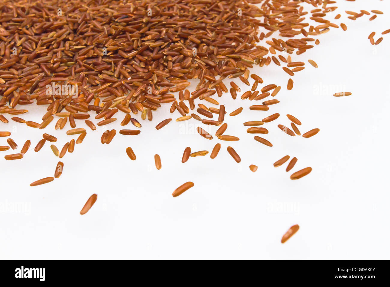Red Rice Grains Stock Photo - Alamy