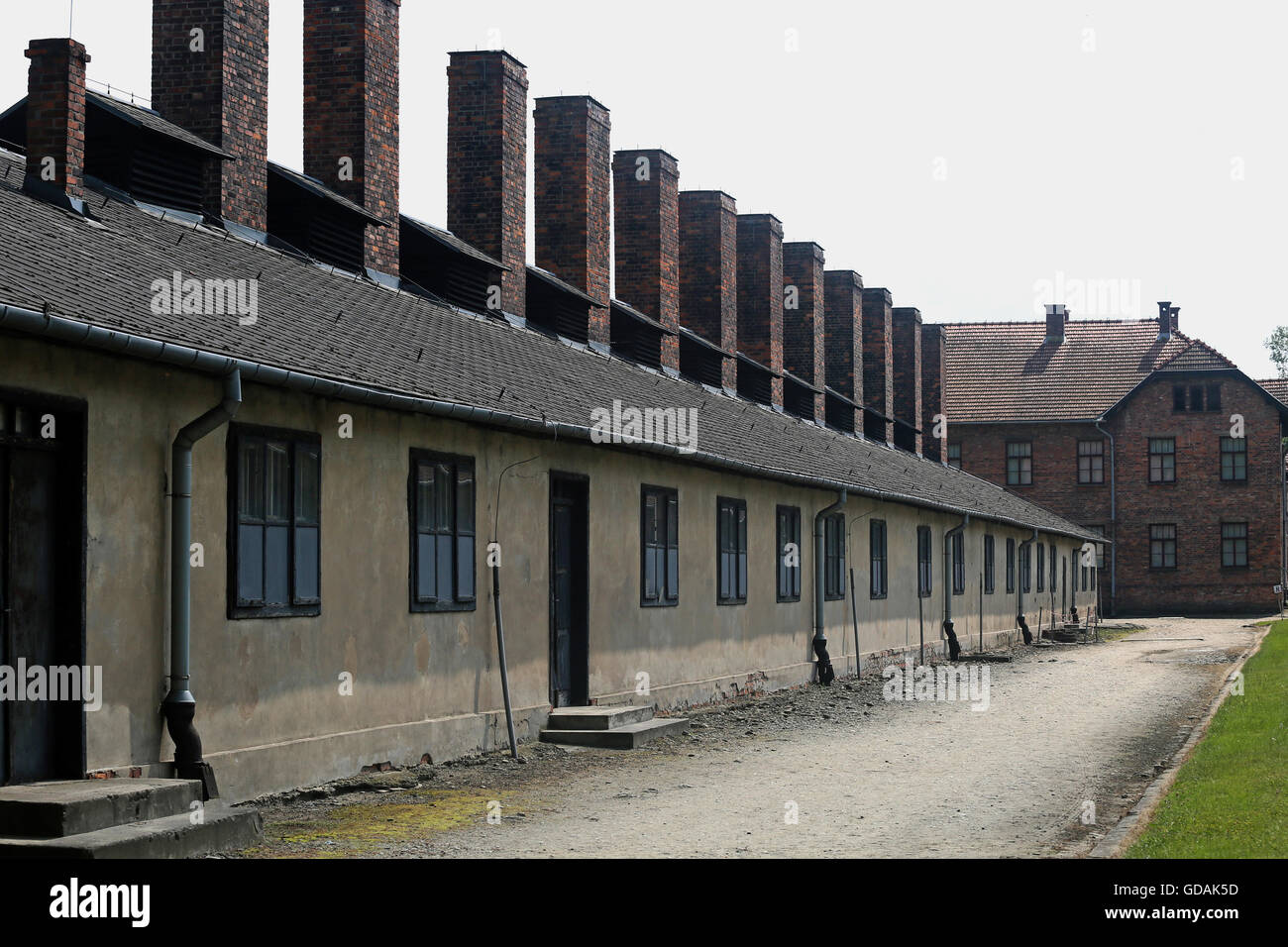 Auschwitz Nazi concentration camp, Poland Stock Photo - Alamy