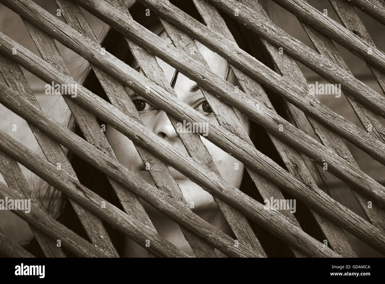 Prisoner distressed hi-res stock photography and images - Alamy