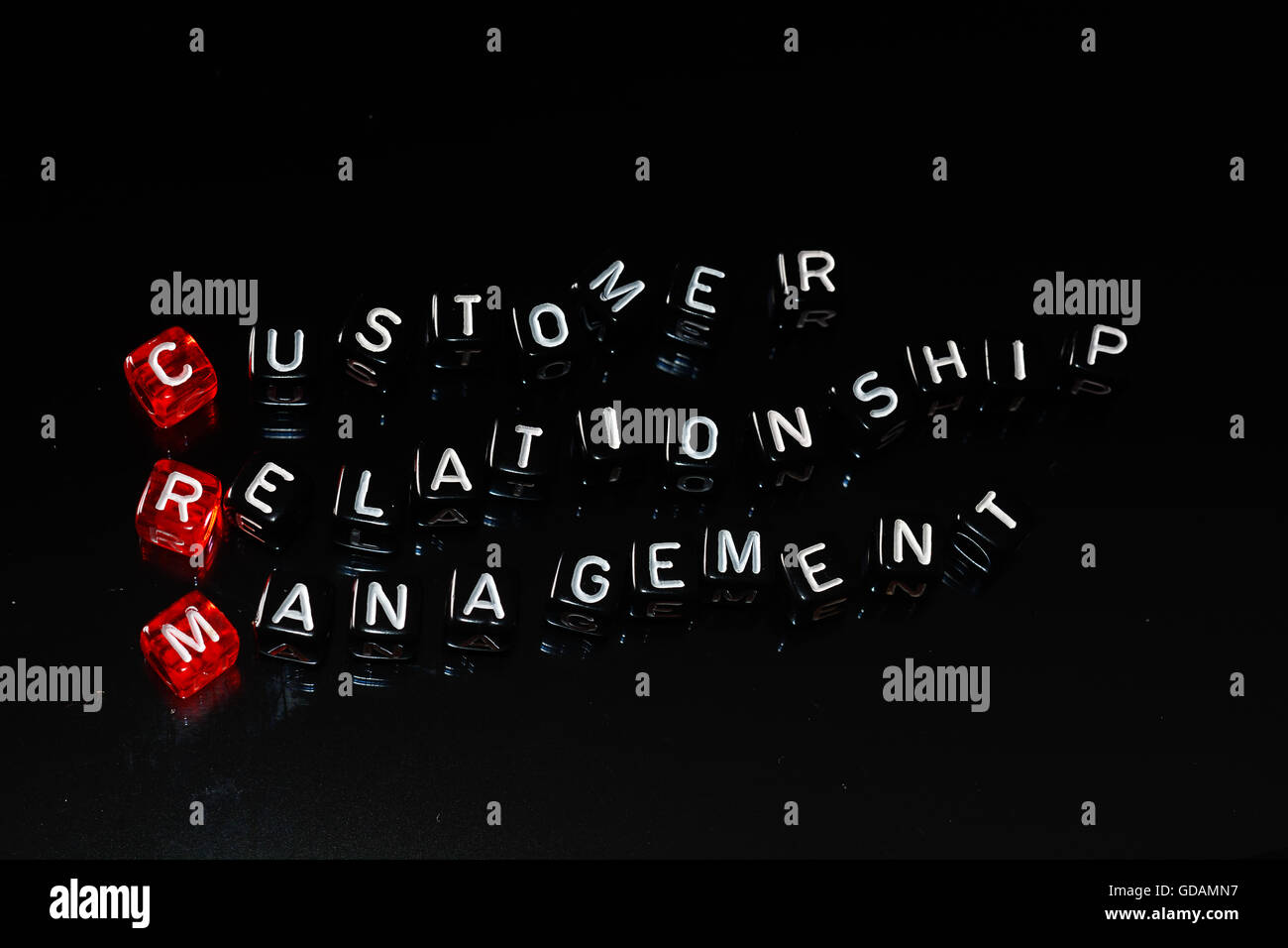 CRM Consumer Relationship Management on cubes , definition acronym on ...