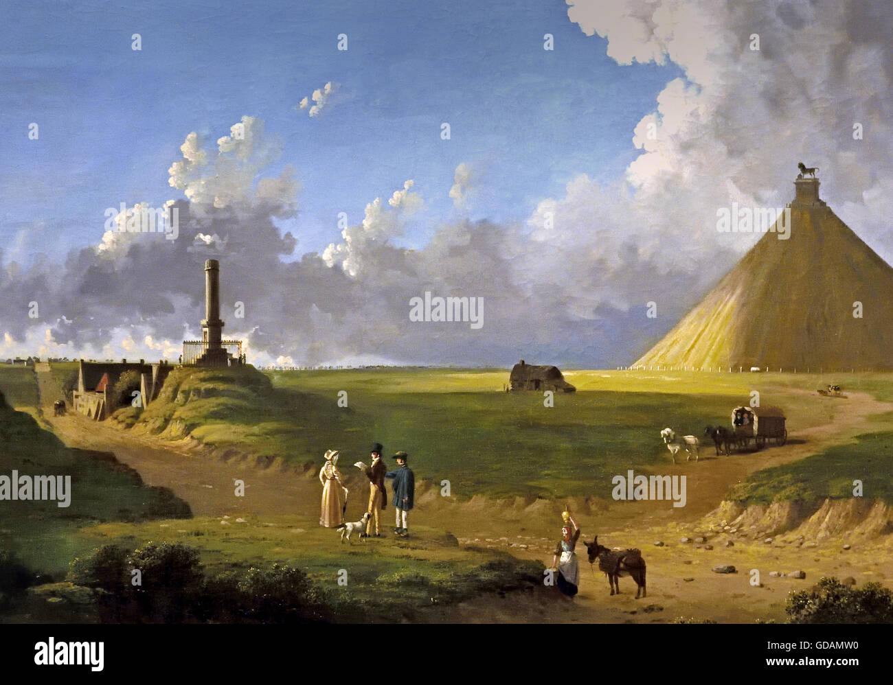 Battle of waterloo painting hi-res stock photography and images - Alamy