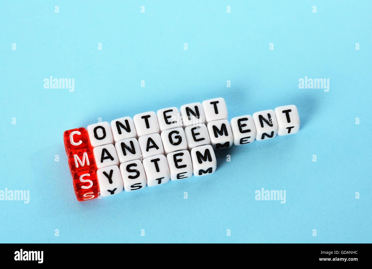 CMS Content Management System Definition Acronym On Blue Stock Photo cms-content-management-system-definition-acronym-on-blue-stock-photo