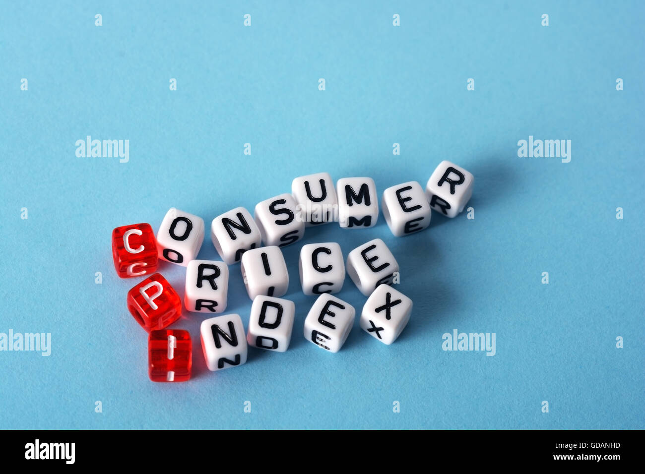 CPI Consumer Price Index definition acronym on blue Stock Photo - Alamy