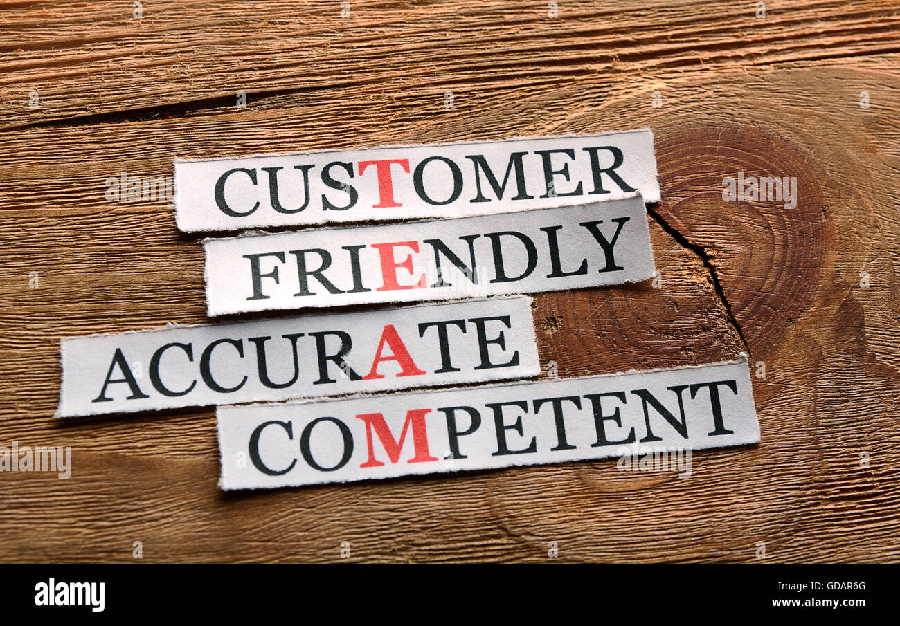 team acronym in business concept, words on cut paper on wood Stock ...