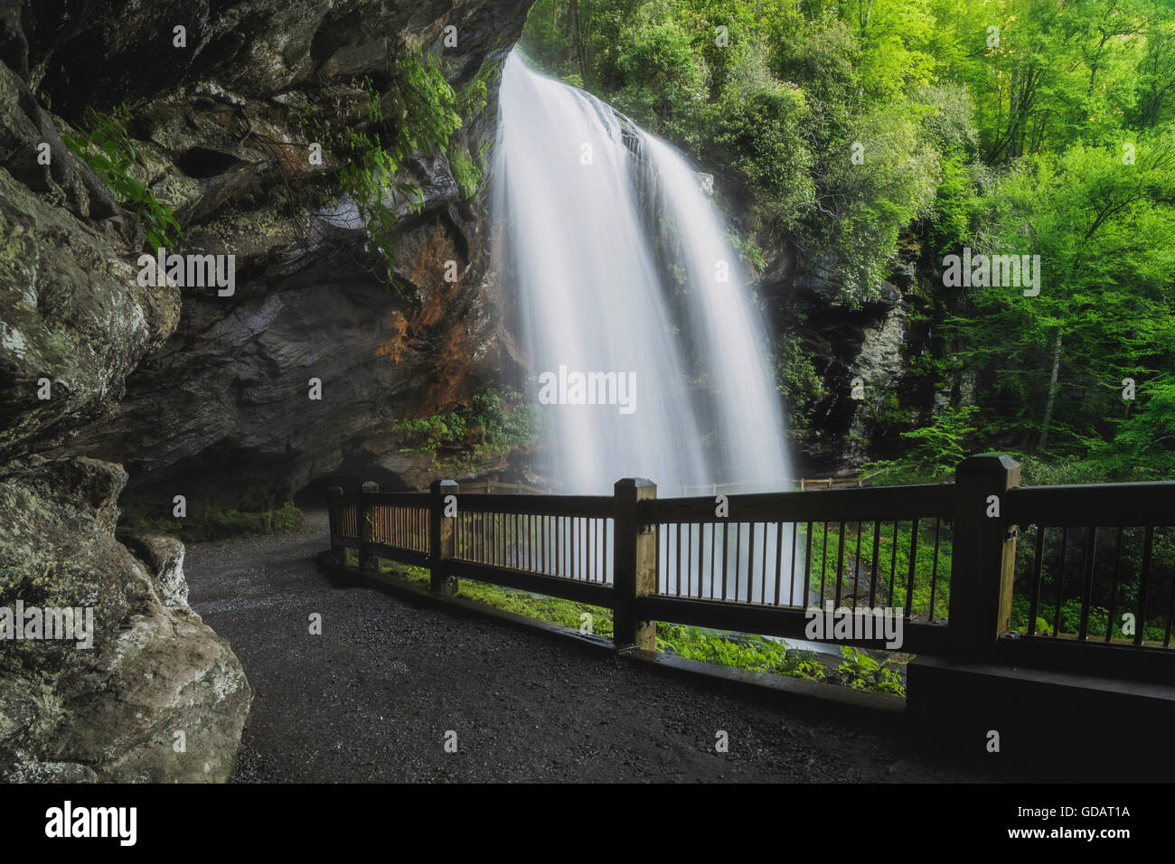 Trail to the waterfall Stock Photo - Alamy