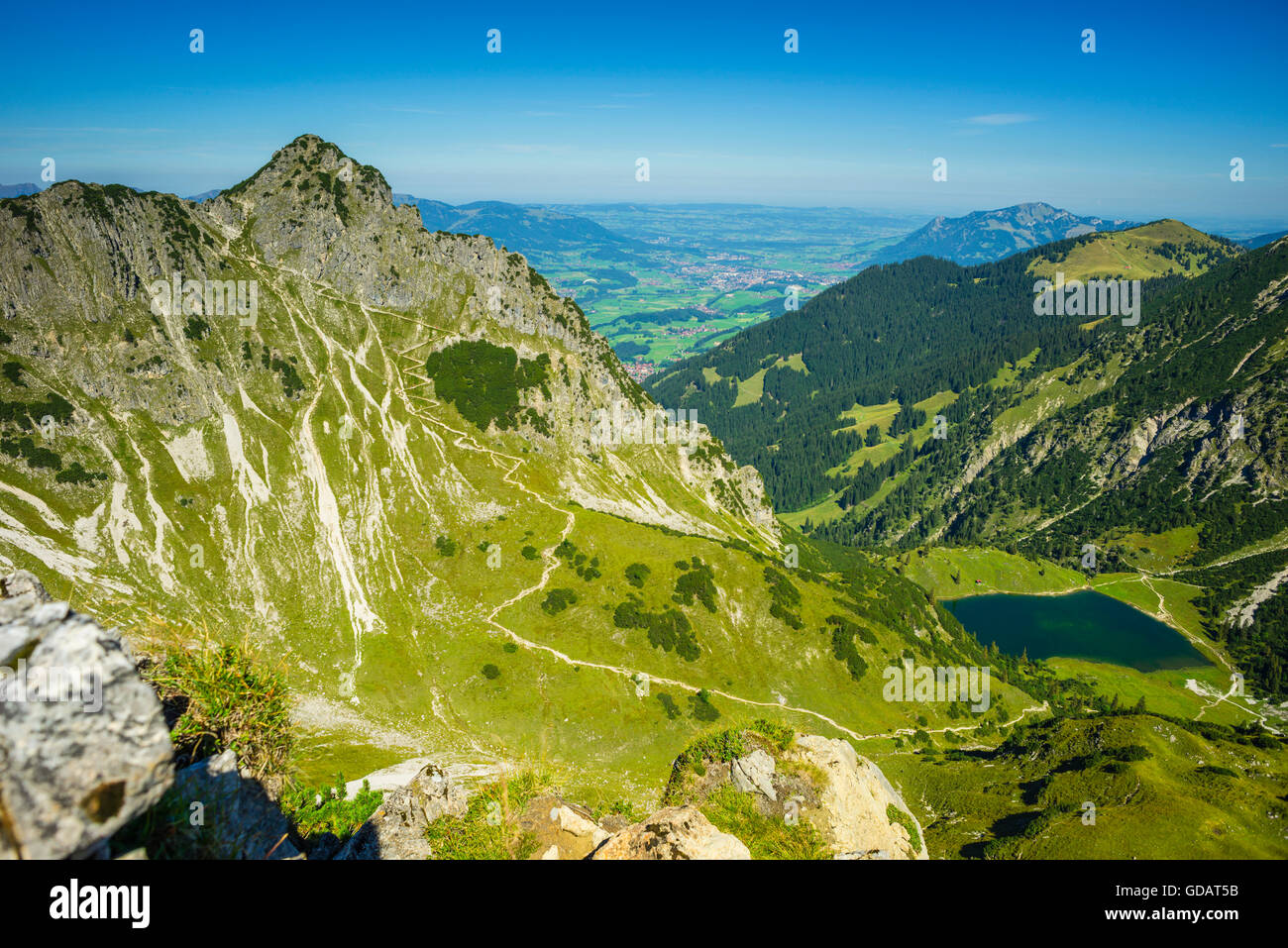 Allgäu,Allgäu Alps,Alps,Bavaria,near Oberstdorf,mountain,mountain ...