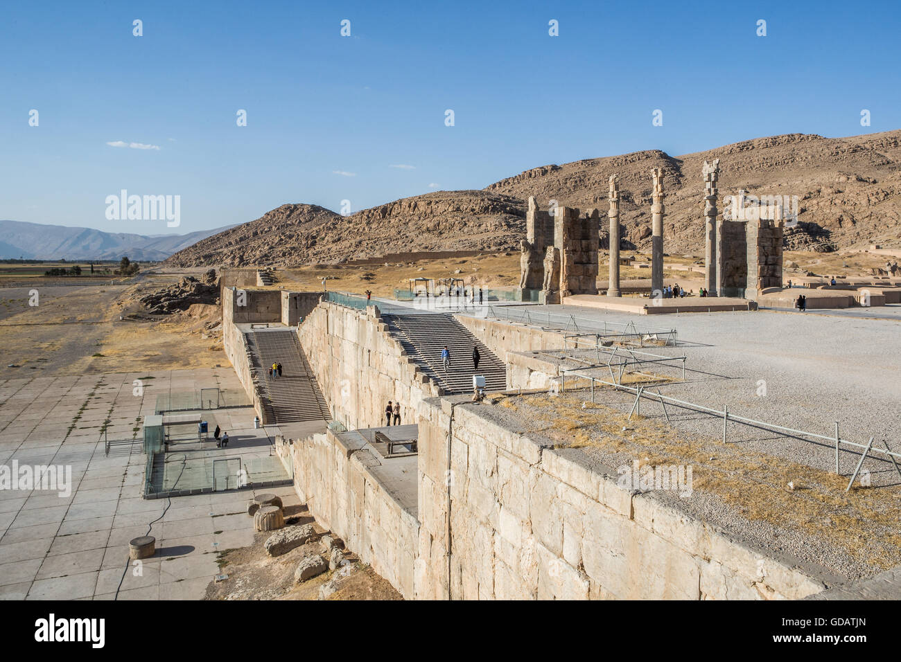 Iran,Persepolis City,Xerxes Gateway Stock Photo - Alamy