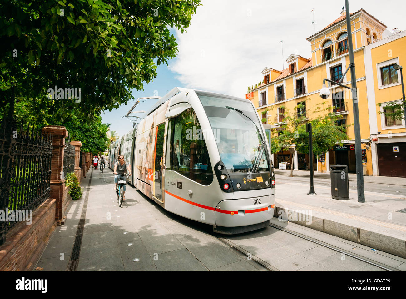 Tramway seville tramway hi-res stock photography and images - Alamy