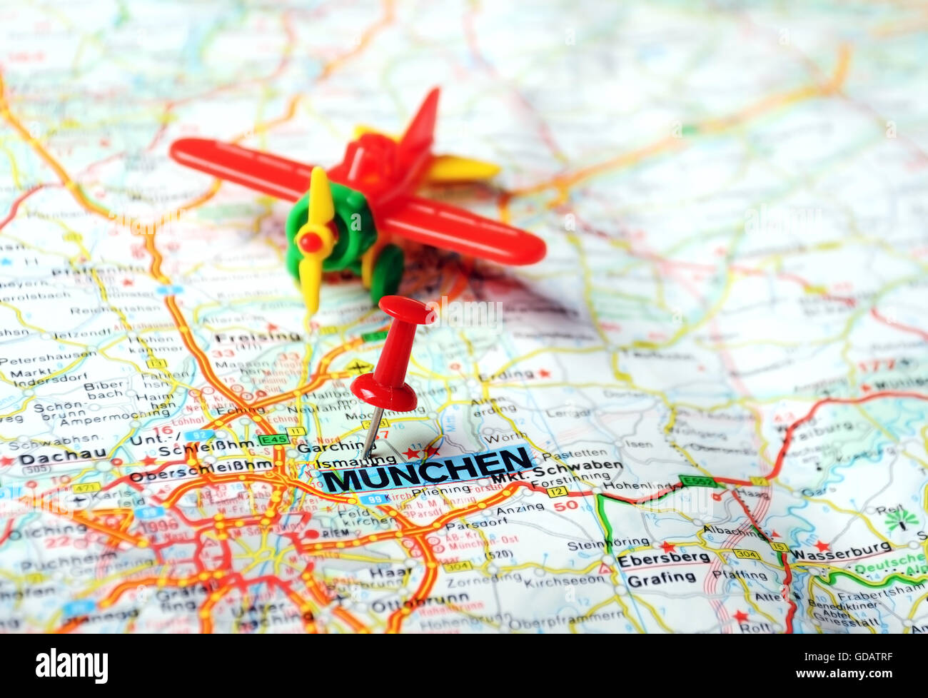 Map of munchen hi-res stock photography and images - Alamy