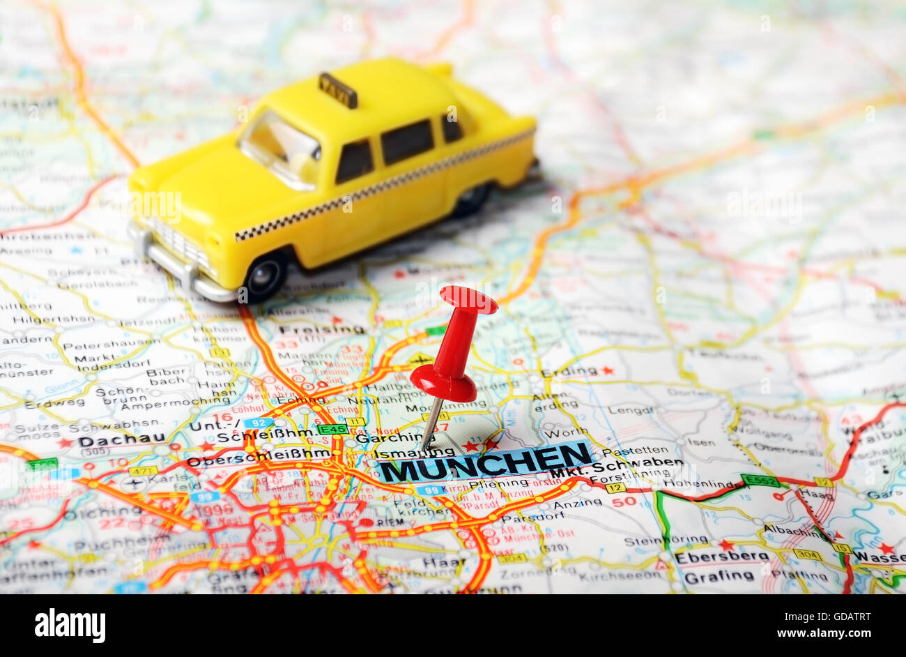 Map of munchen hi-res stock photography and images - Alamy