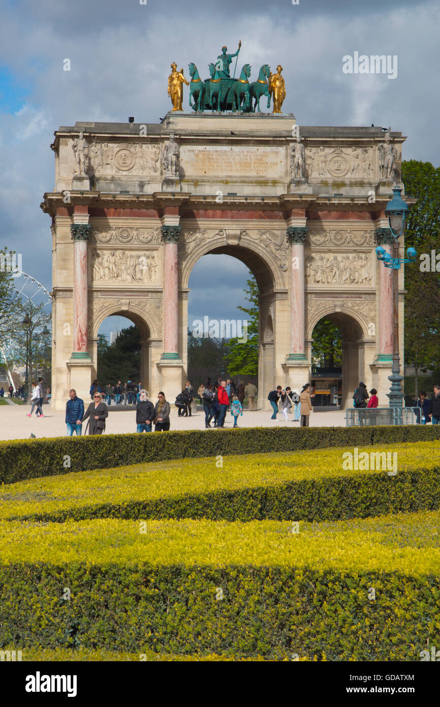 Paris,Arc de Carrousel Stock Photo - Alamy