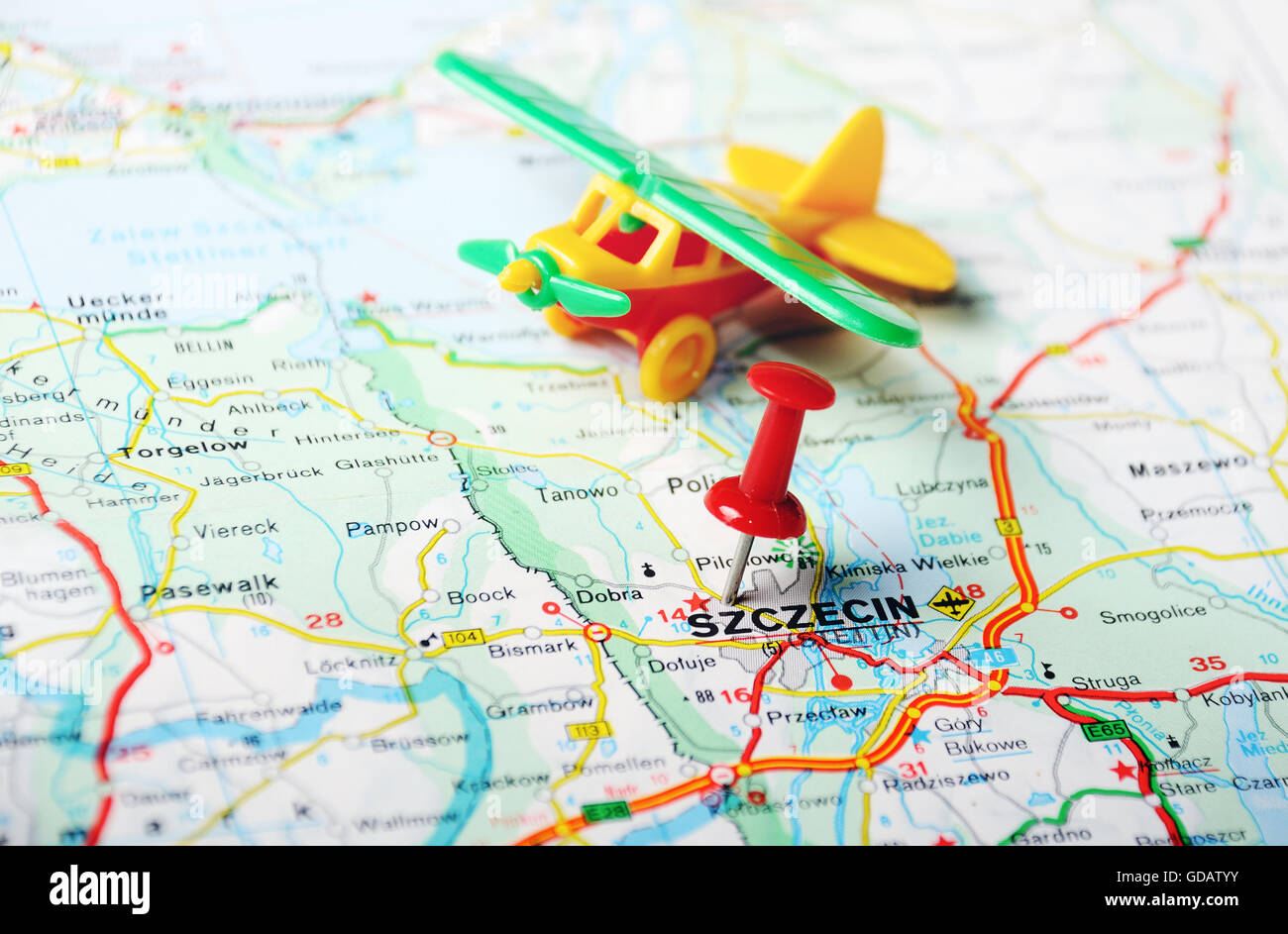 Map of stettin hi-res stock photography and images - Alamy