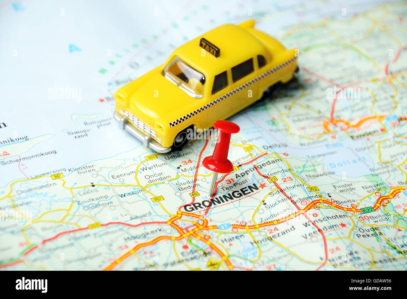 Map of groningen hi-res stock photography and images - Alamy