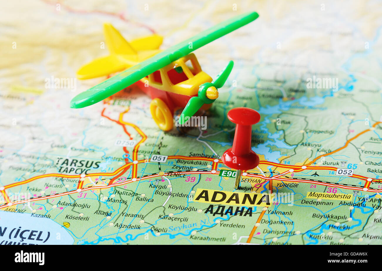 Map of adana hi-res stock photography and images - Alamy