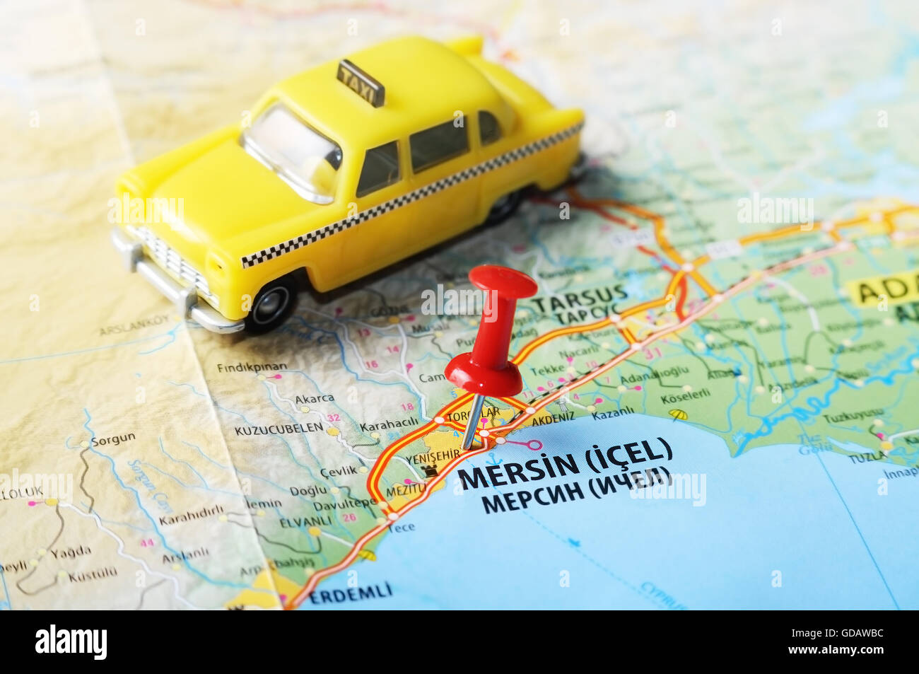 Mersin map hi-res stock photography and images - Alamy