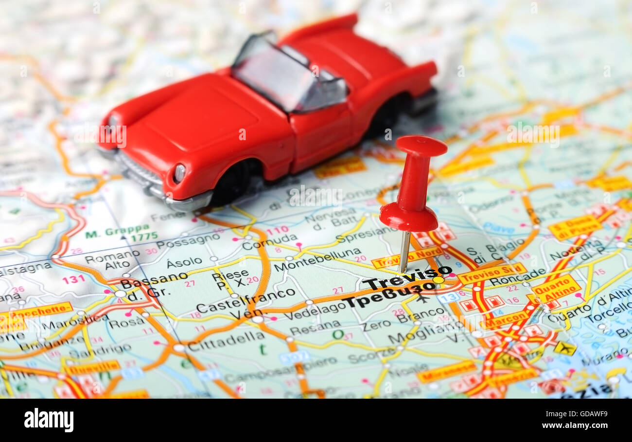 Map of treviso hi-res stock photography and images - Alamy