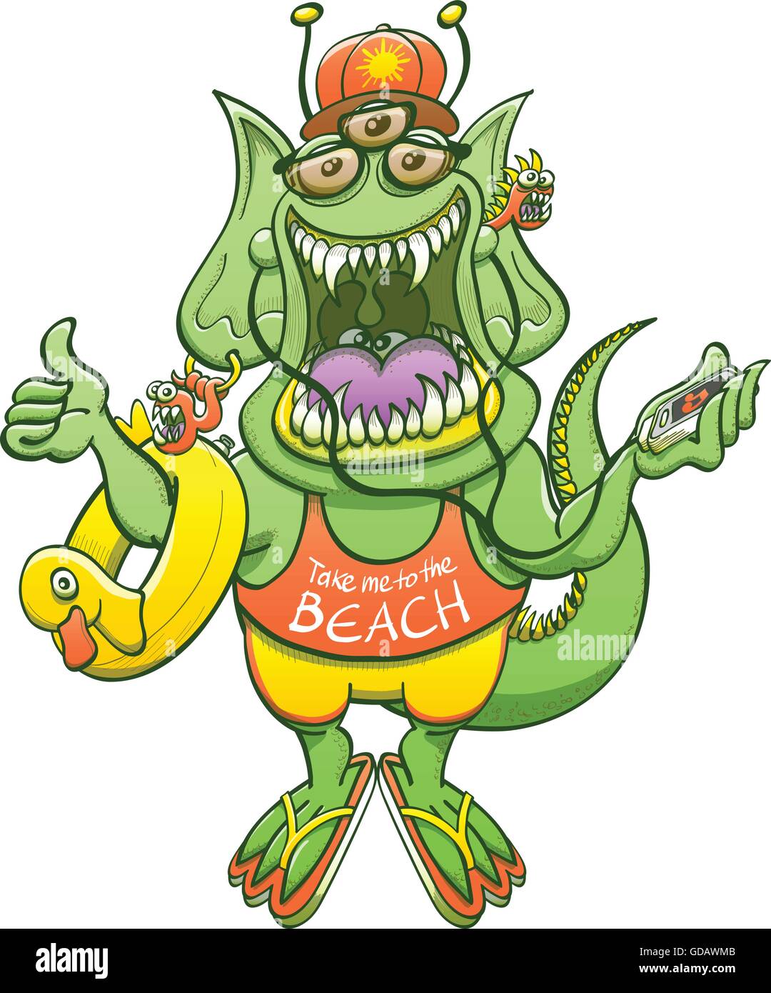 Cartoon rubber duck wearing sunglasses hi-res stock photography and ...