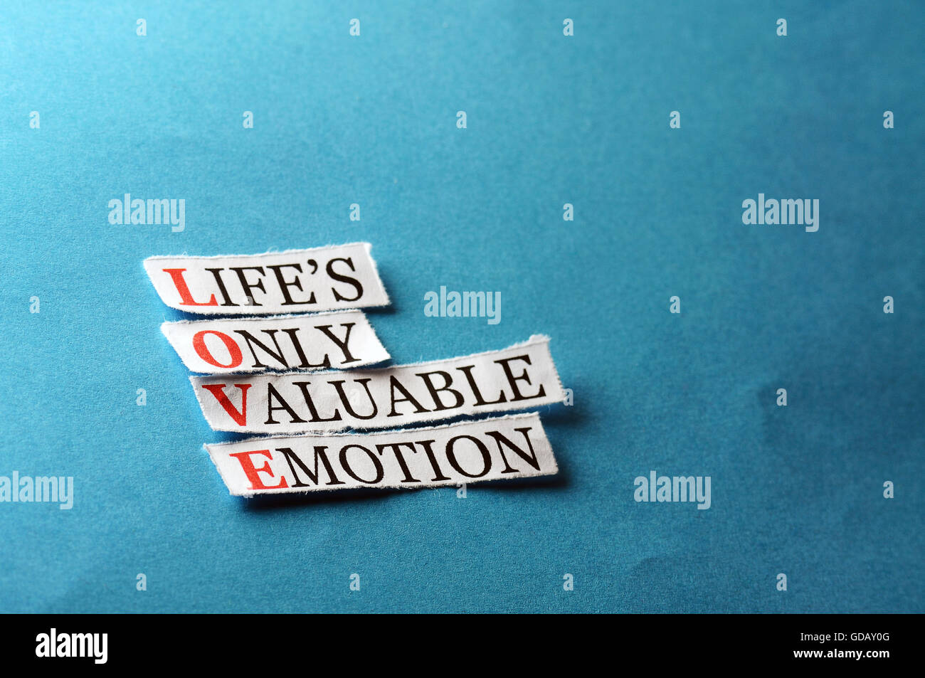 Love acronym concept words on hi-res stock photography and images - Alamy