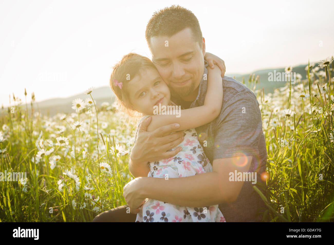 happy joyful father with daughter Stock Photo - Alamy