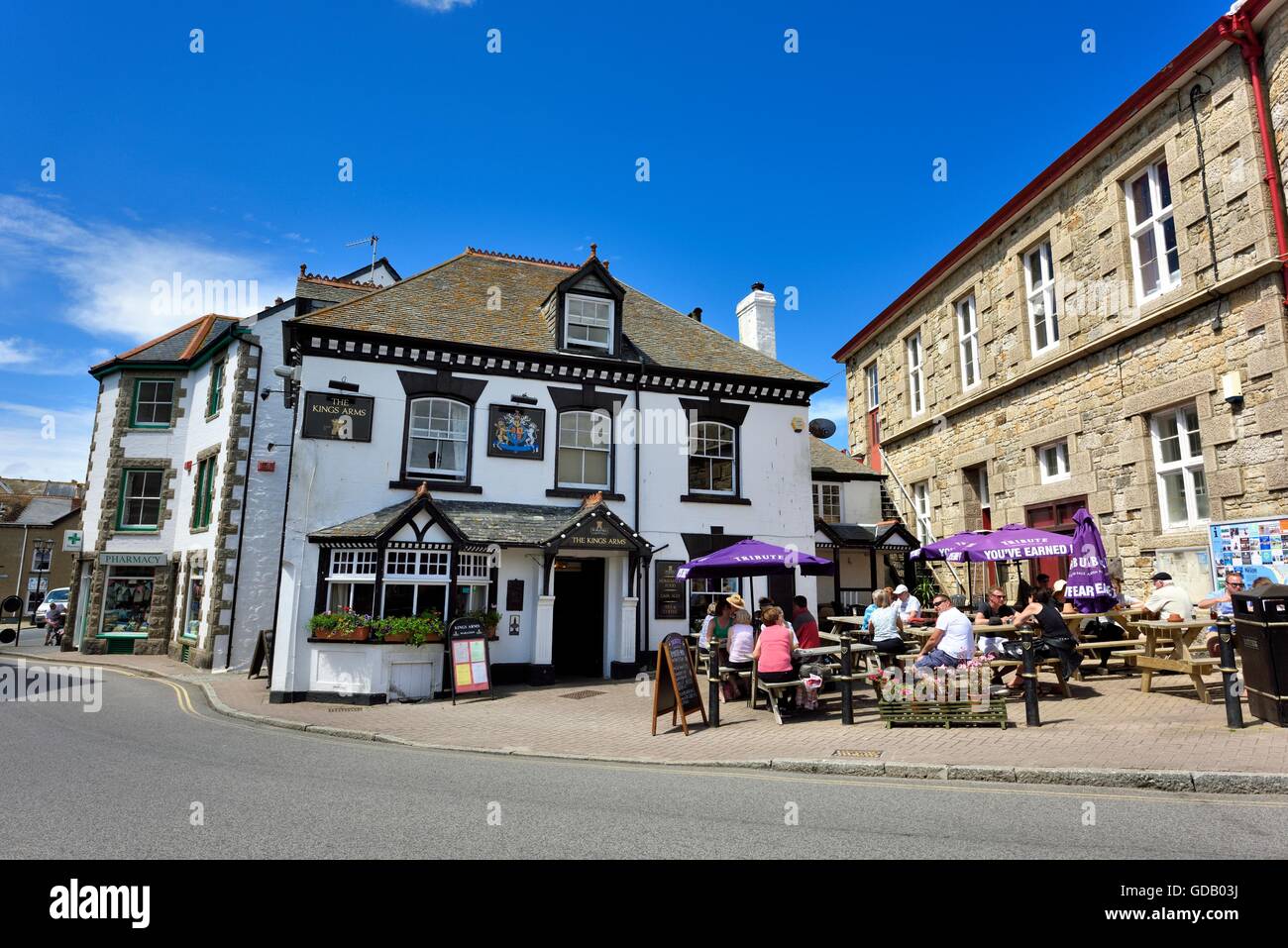 The Kings Arms Stock Photo - Alamy