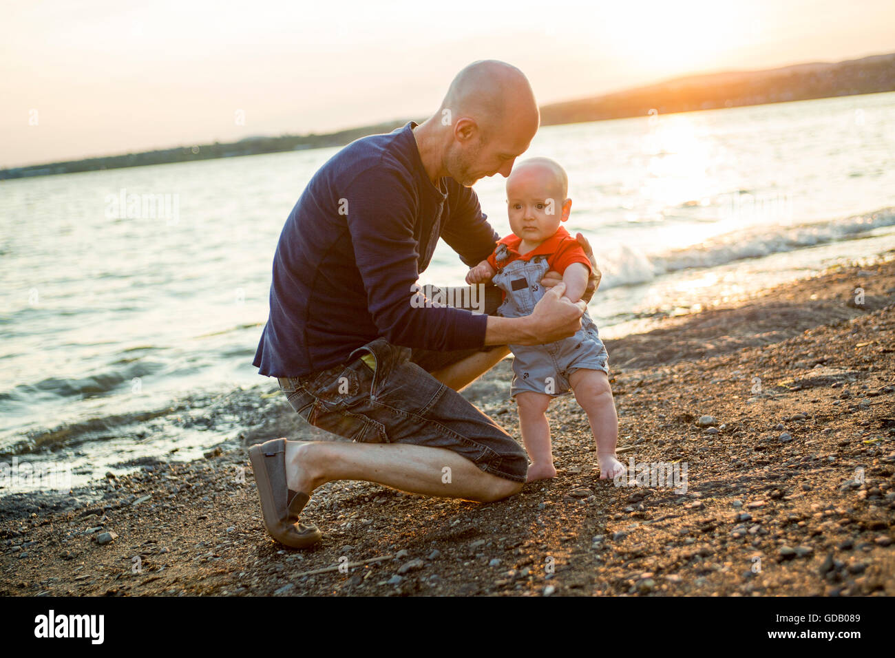 Father and baby moment hi-res stock photography and images - Alamy