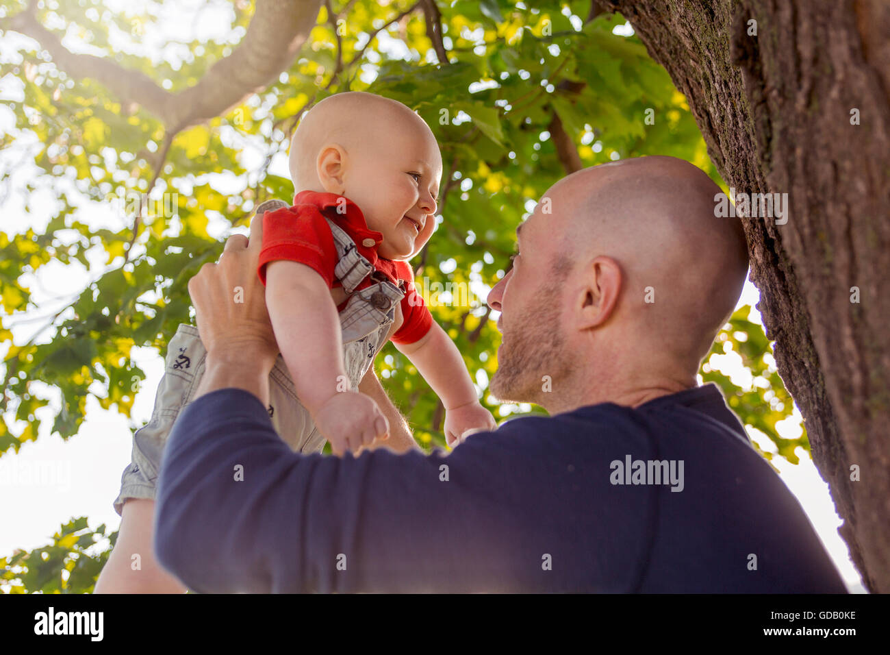 Father and baby moment hi-res stock photography and images - Alamy