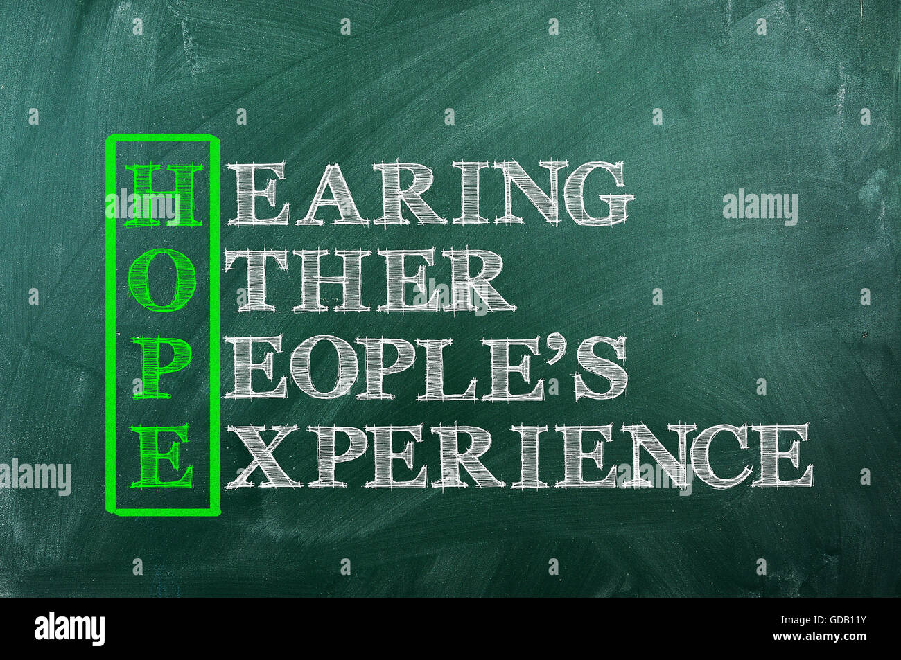 Hope written hi-res stock photography and images - Alamy