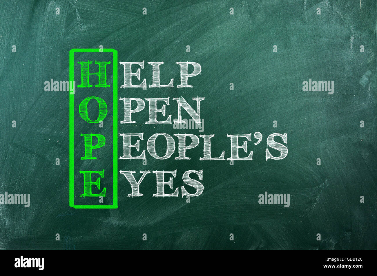Hope written hi-res stock photography and images - Alamy