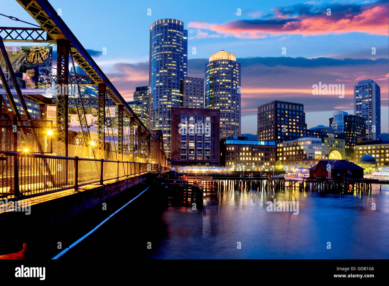Rowes wharf in Boston Stock Photo - Alamy