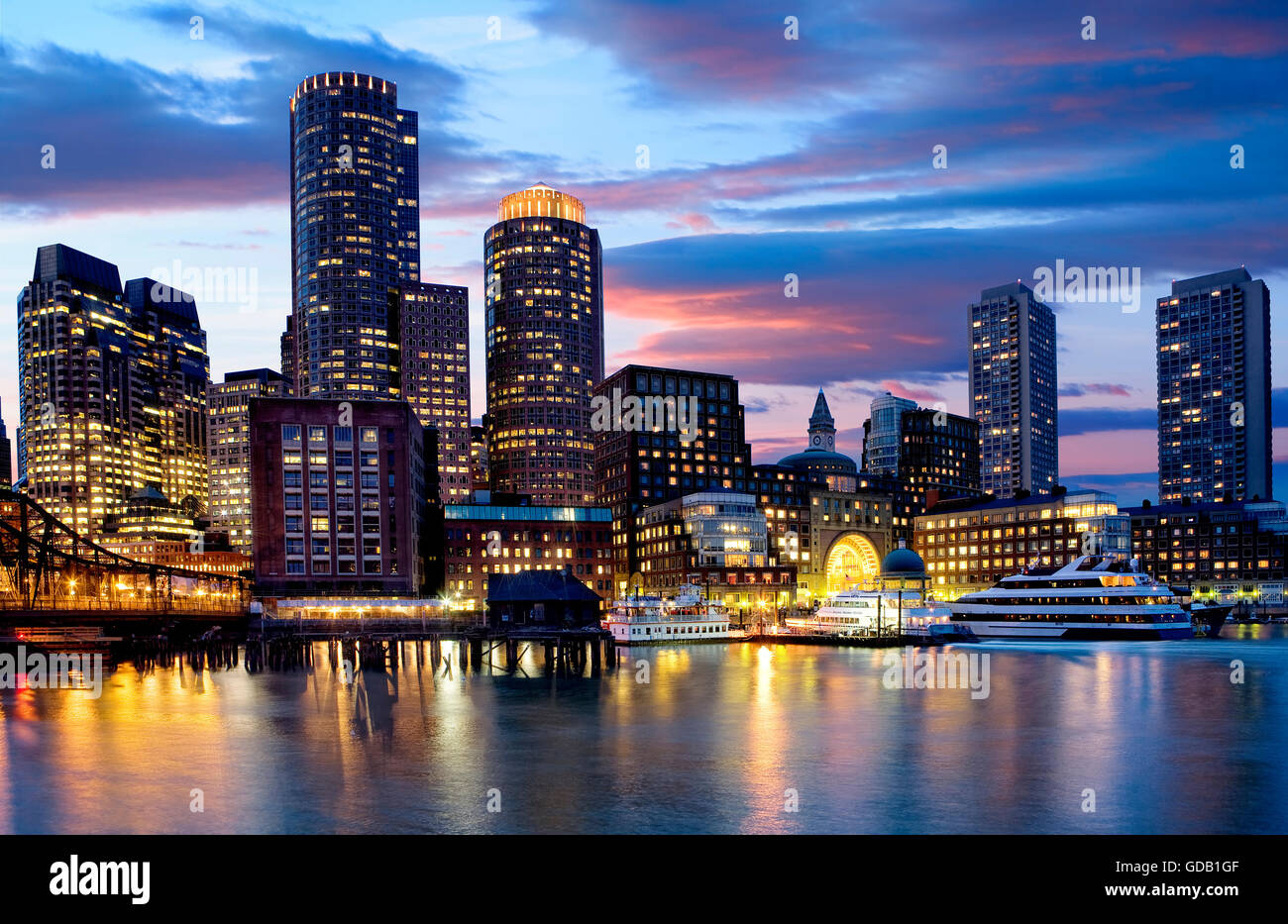 Rowes wharf in Boston Stock Photo - Alamy