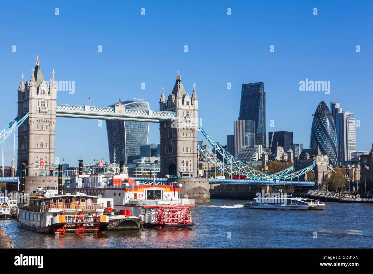 England,London,Thames River and London Skyline Stock Photo - Alamy