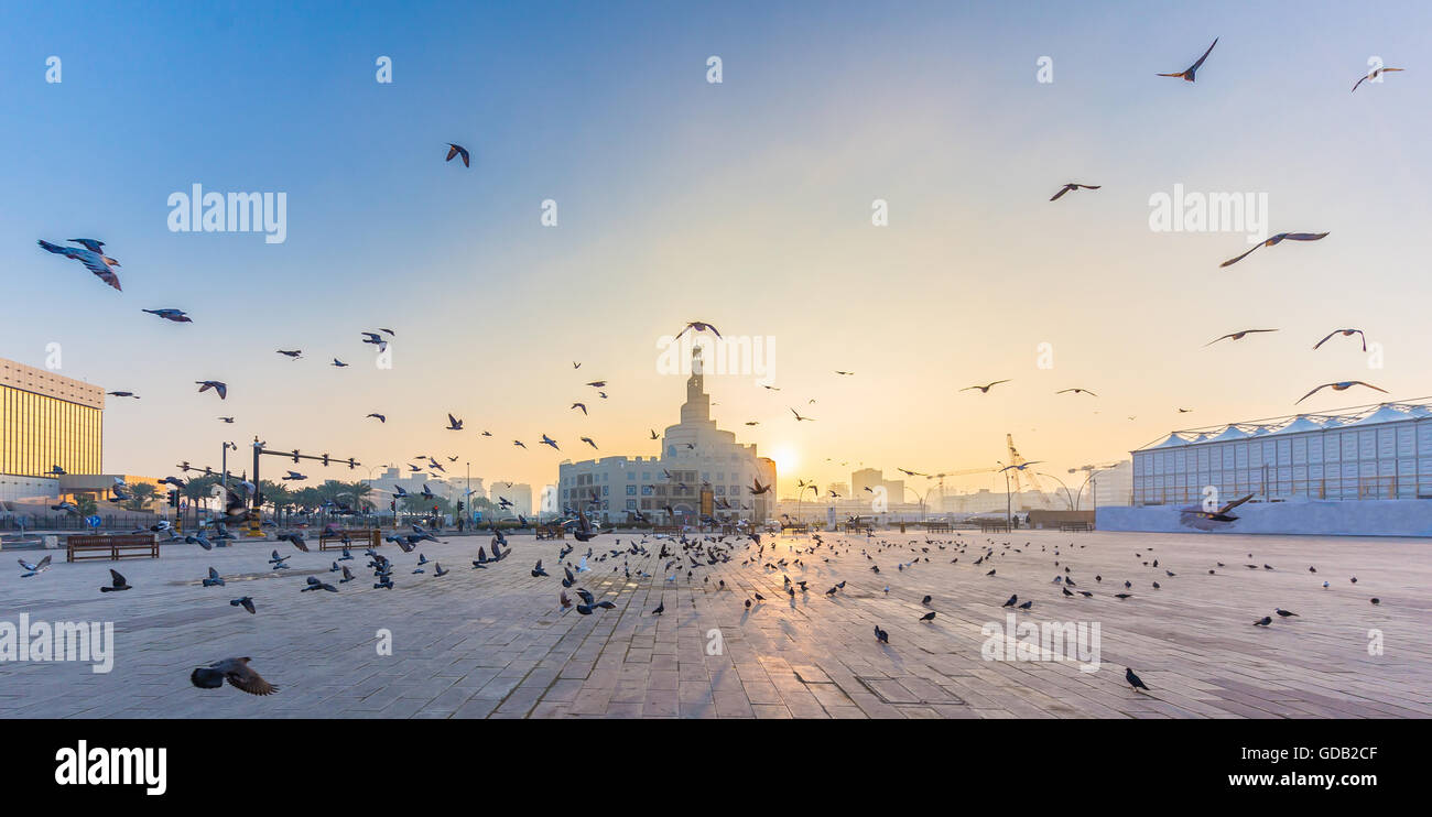 Souq Waif and Qatar Islamic Cultural Center (FANAR Stock Photo - Alamy